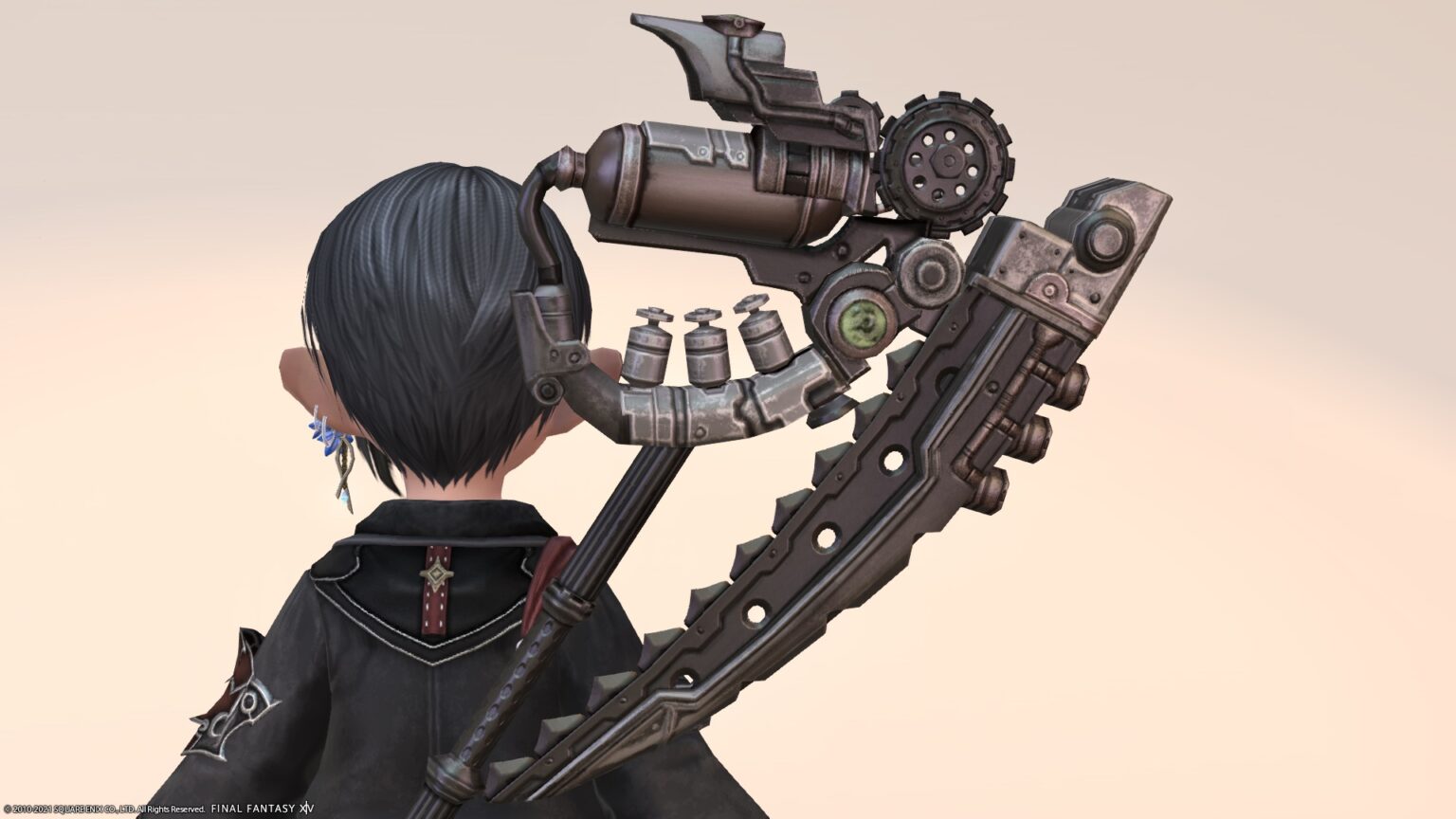 Classic engine-equipped reaper weapon, Scythe of The Tower of Babil ...