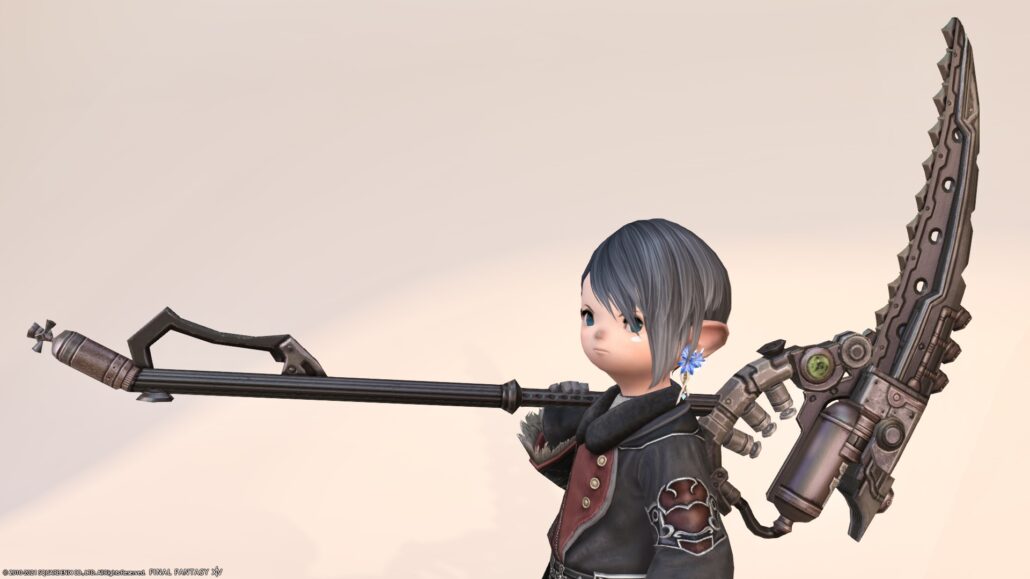 Classic engine-equipped reaper weapon, Scythe of The Tower of Babil ...