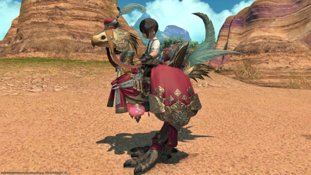 Colorful Thavnairian-style chocobo armor “Thavnairian Barding” (Rare ...