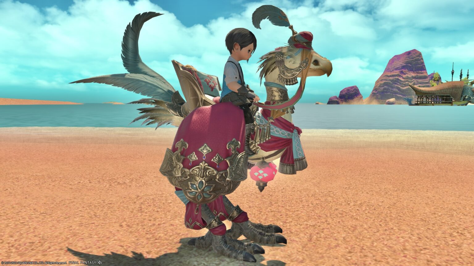 Colorful Thavnairian-style chocobo armor “Thavnairian Barding” (Rare ...