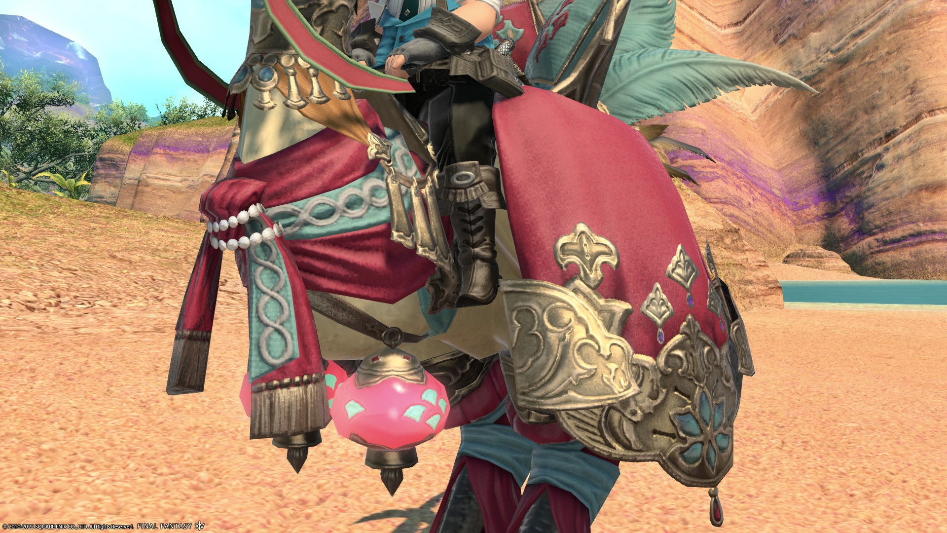Colorful Thavnairian-style chocobo armor “Thavnairian Barding” (Rare ...
