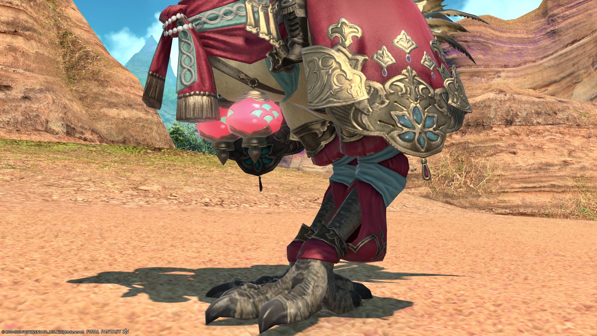 Colorful Thavnairian-style chocobo armor “Thavnairian Barding” (Rare ...