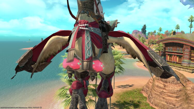 Colorful Thavnairian-style chocobo armor “Thavnairian Barding” (Rare ...