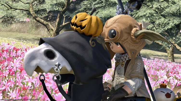 Cute ghost chocobo armor in Halloween costume / All Saints ’Wake “Eerie ...