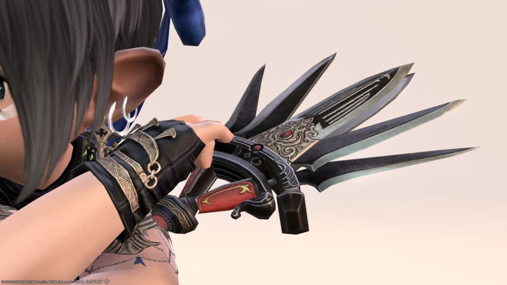 Dancer’s AF5 Weapon “Terpsichore”, a throwing weapon like a kunai that ...