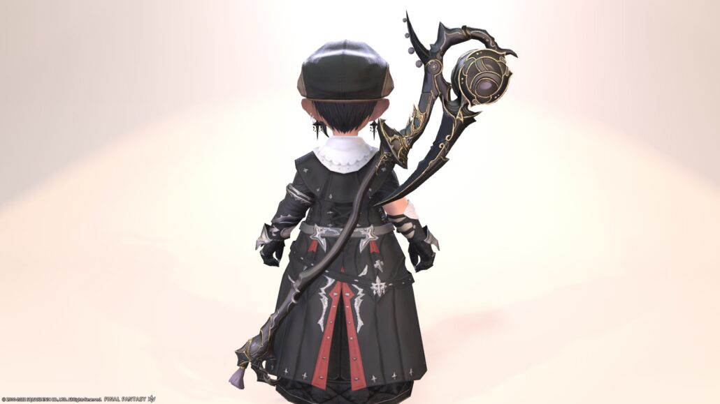 A rare reaper weapon that opens in a cross, the crow’s scythe “Moonward ...