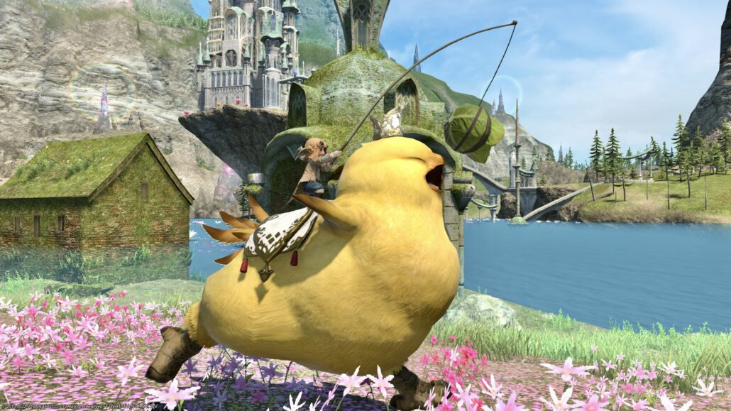 Cute fat chocobo wearing a crown / Player Commendation 3000 reward ...