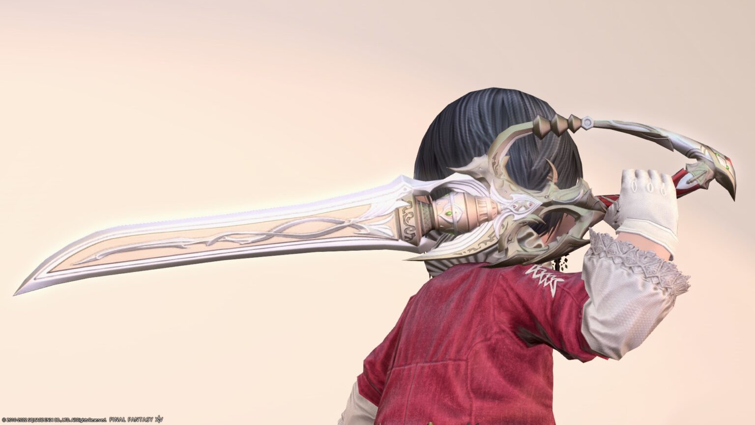 A lightning sword with ink dancing, Byakko’s shining samurai weapon ...