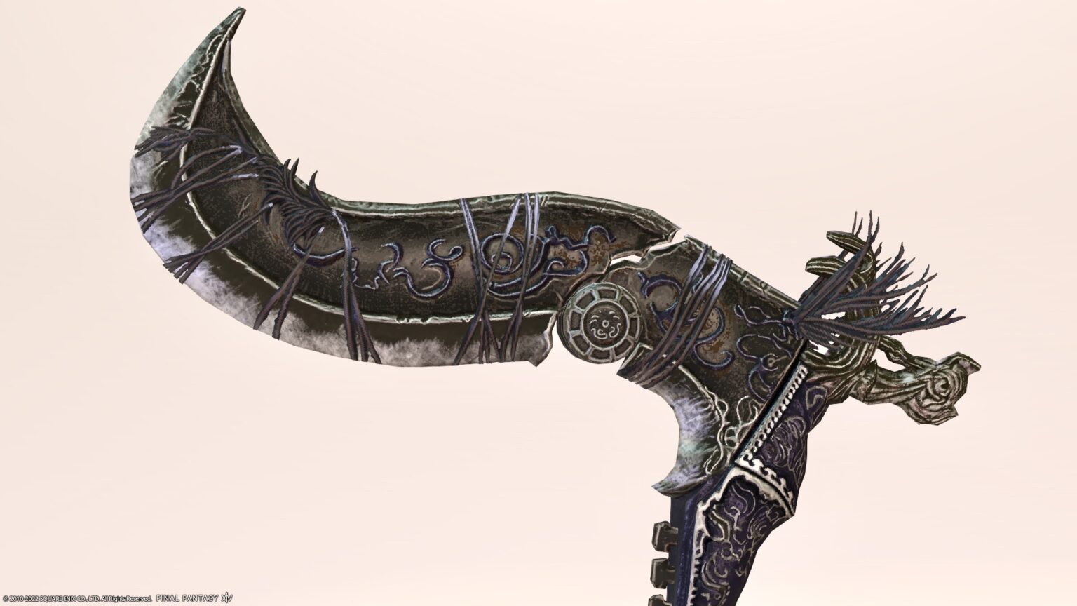 Reaper weapon like an ancient relic, sealed scythe “Augmented ...