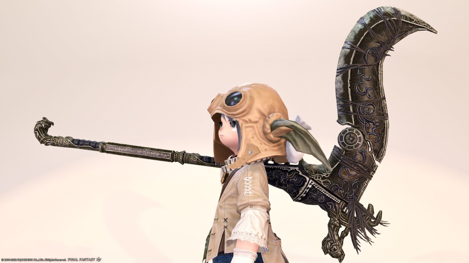 Reaper weapon like an ancient relic, sealed scythe “Augmented Cryptlurker’s War Scythe ...