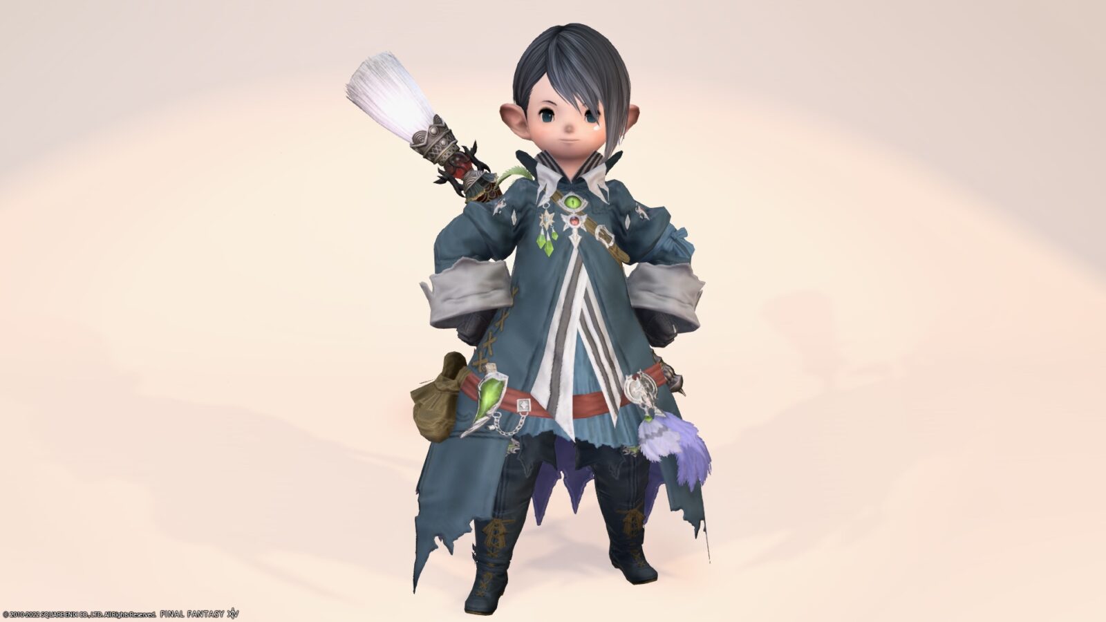 Valuable cute oversized brush! GARO collaboration Black Mage weapon ...