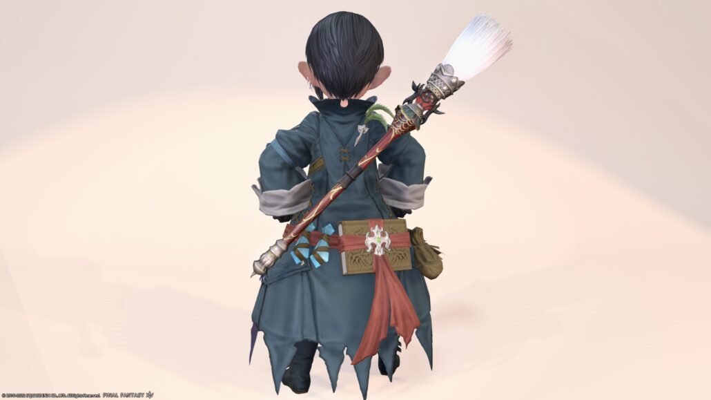 Valuable cute oversized brush! GARO collaboration Black Mage weapon ...