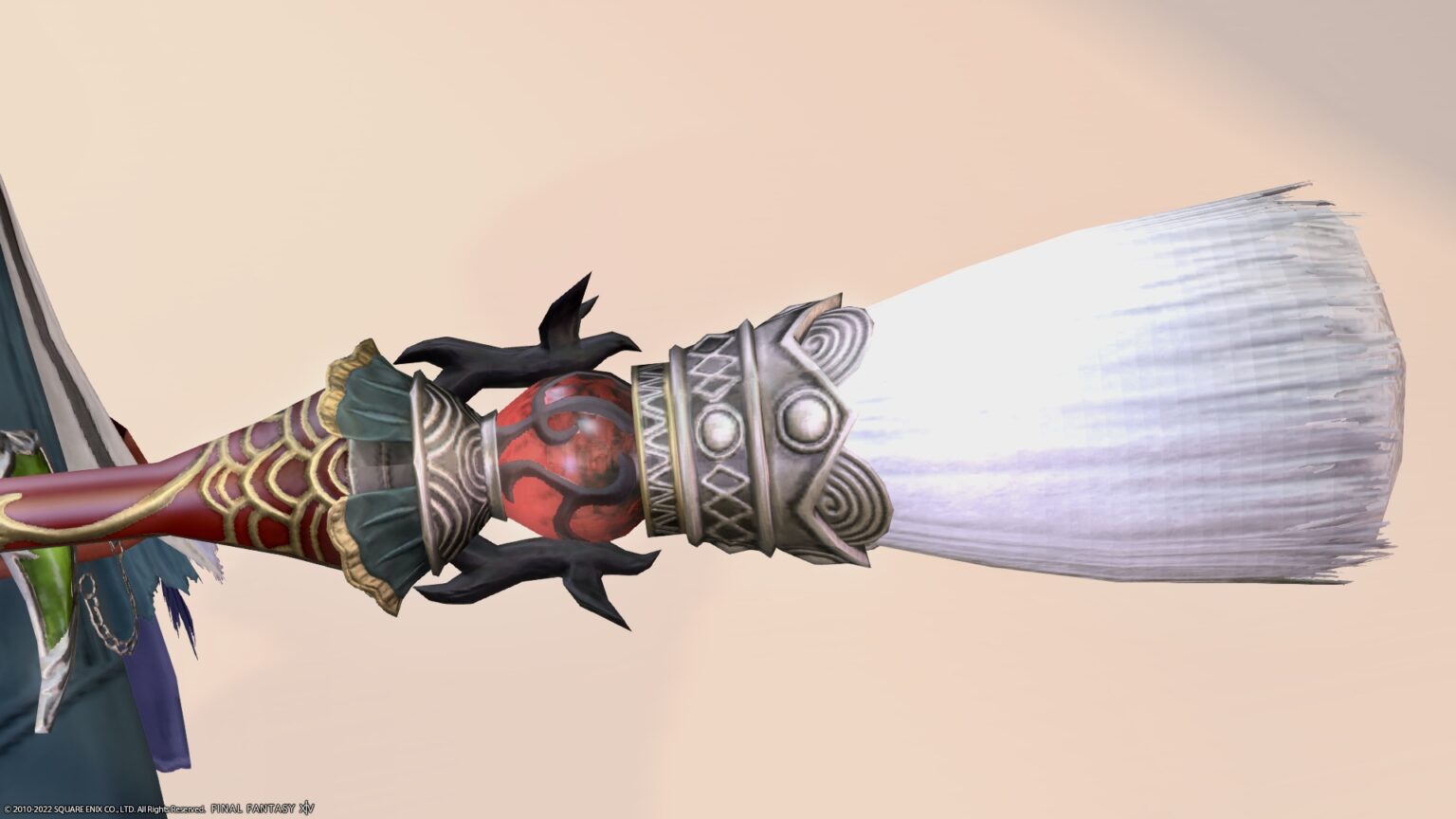 Valuable cute oversized brush! GARO collaboration Black Mage weapon ...