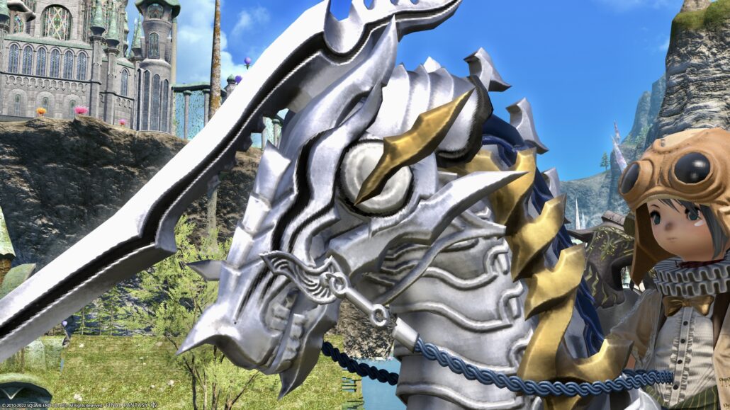 Iron Pegasus in silver armor / GARO collaboration mount “Ginga ...