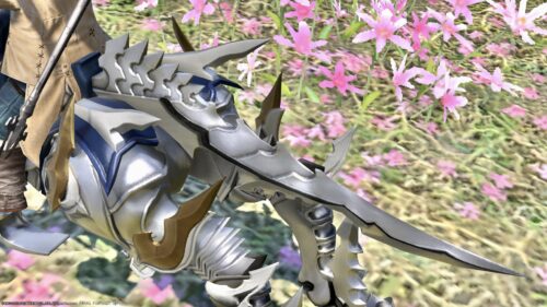 Iron Pegasus in silver armor / GARO collaboration mount “Ginga ...