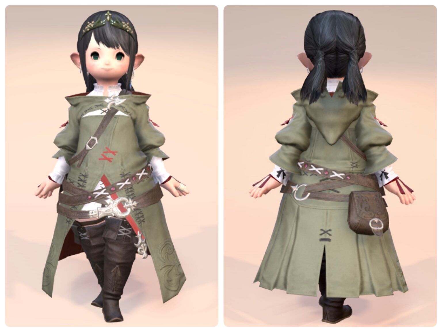 [Glamour] Fashionable coordination in the early days of healers using ...