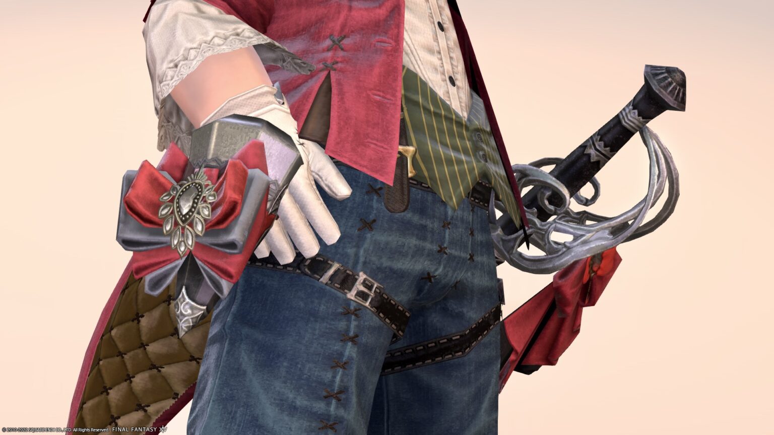 A fashionable ribbon sword that is too cute! Red Mage Weapon “Tropaios ...