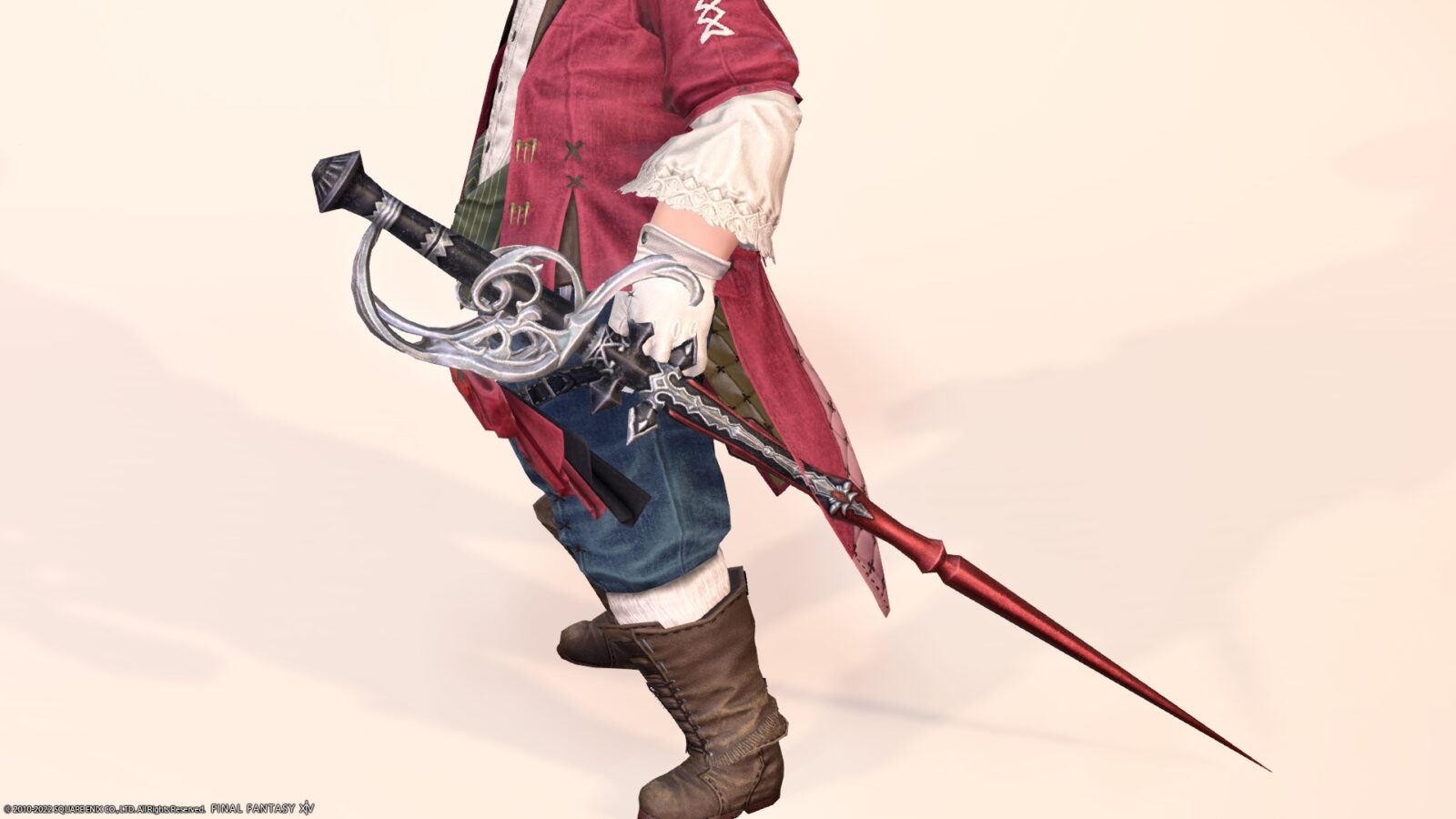 A fashionable ribbon sword that is too cute! Red Mage Weapon “Tropaios ...