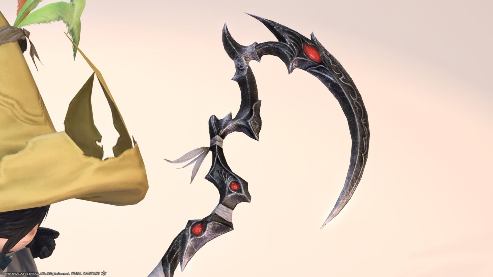 Black Mage’s precious “scythe” weapon “Augmented Deepshadow Scythe ...