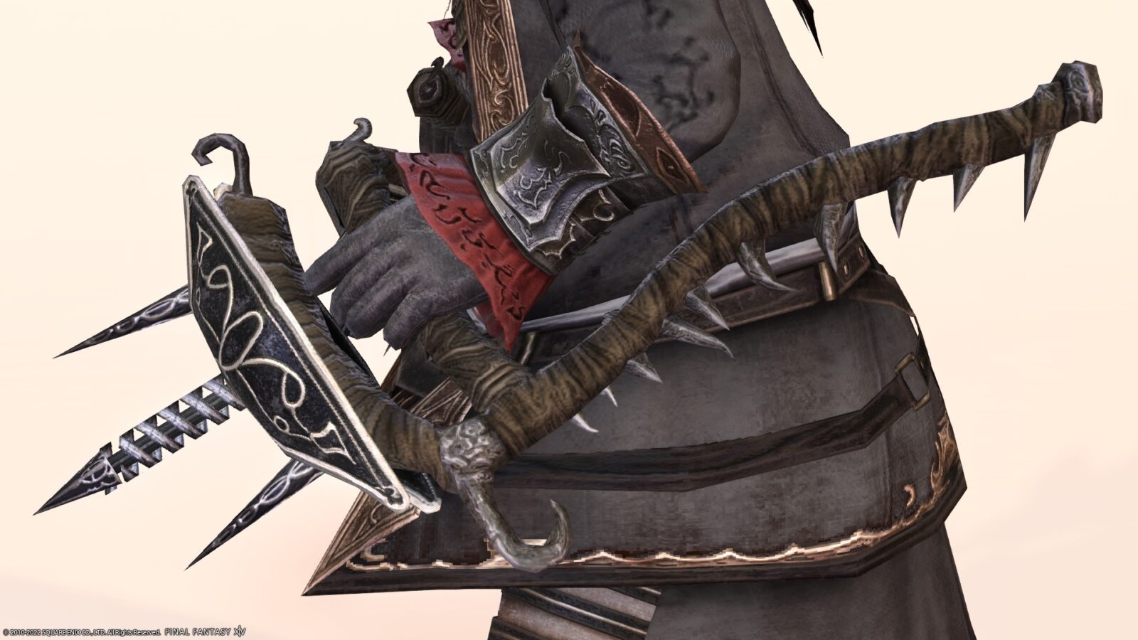 A cool and spiky monk fighting weapon “Augmented Cryptlurker’s Tonfa ...