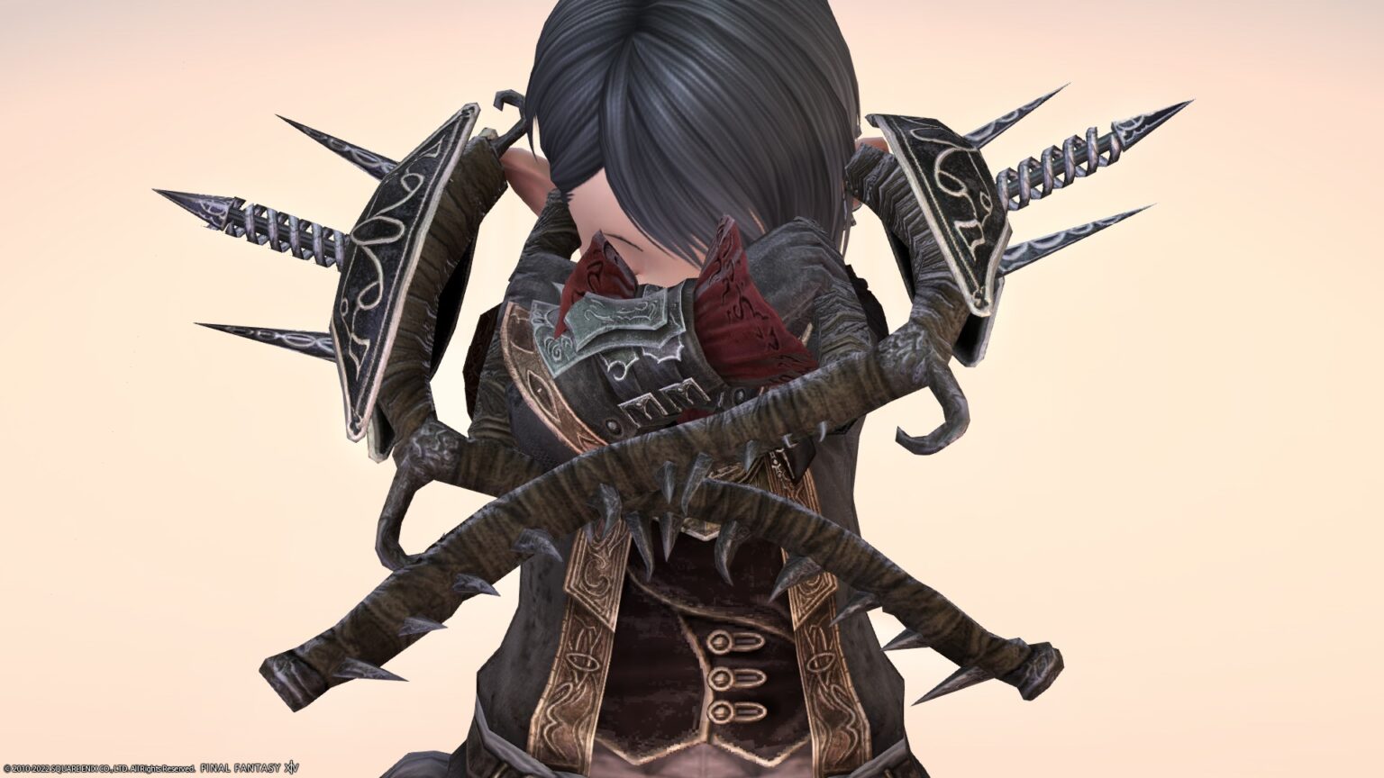 A cool and spiky monk fighting weapon “Augmented Cryptlurker’s Tonfa ...