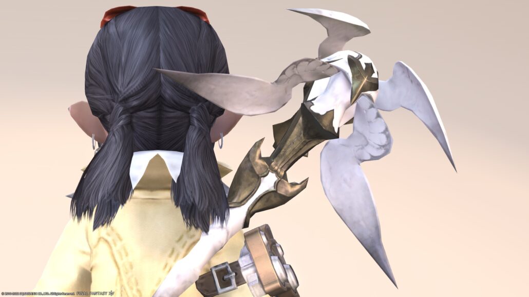 White Mage Zodiac Weapon (ZW) Pre-stage, petrified wood stone cane ...