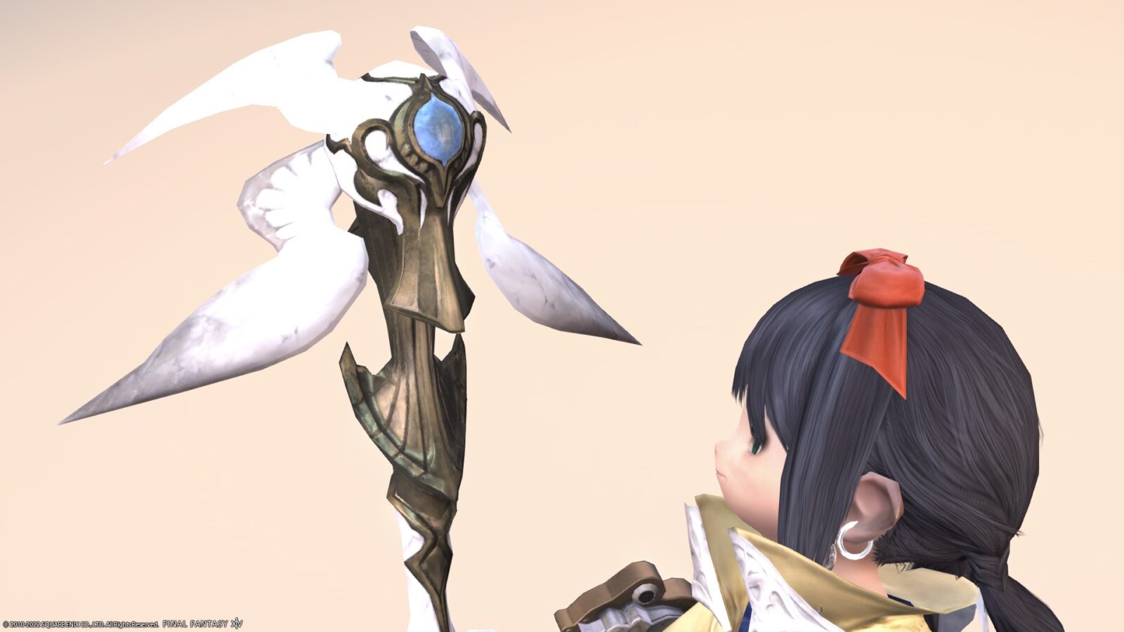 White Mage Zodiac Weapon (ZW) Pre-stage, petrified wood stone cane ...