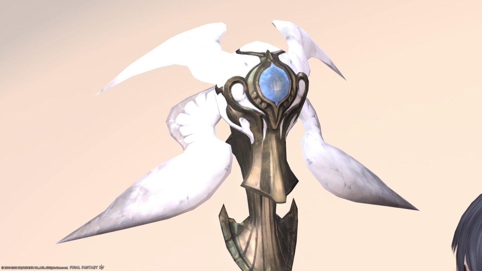 White Mage Zodiac Weapon (ZW) Pre-stage, petrified wood stone cane ...