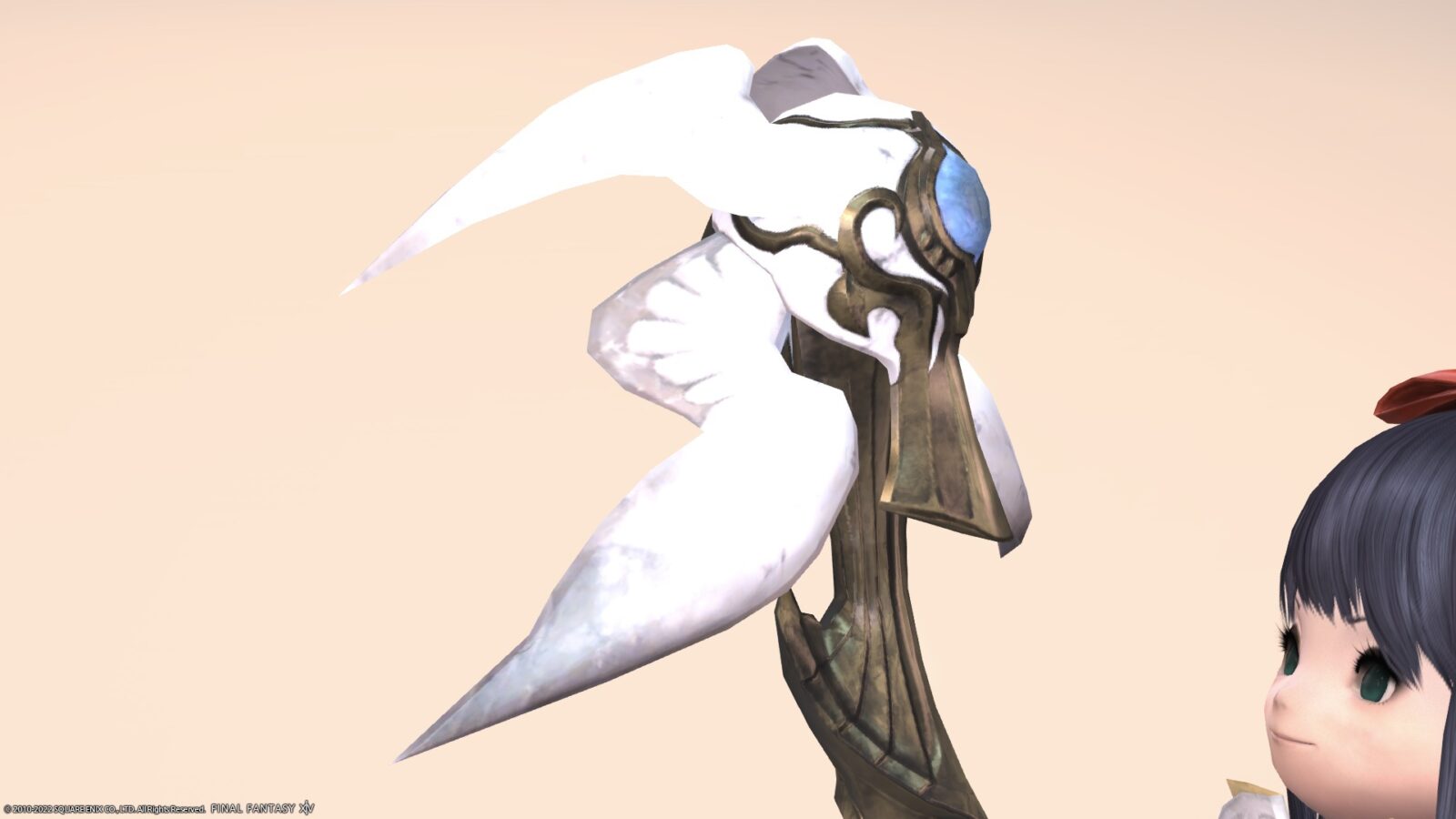 White Mage Zodiac Weapon (ZW) Pre-stage, petrified wood stone cane ...