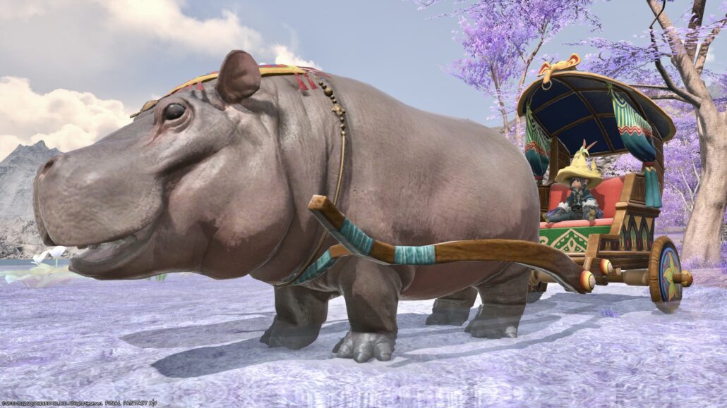 Hippo mount! The Arkasodara’s quest reward “Hippo Cart” | Norirow Note ...
