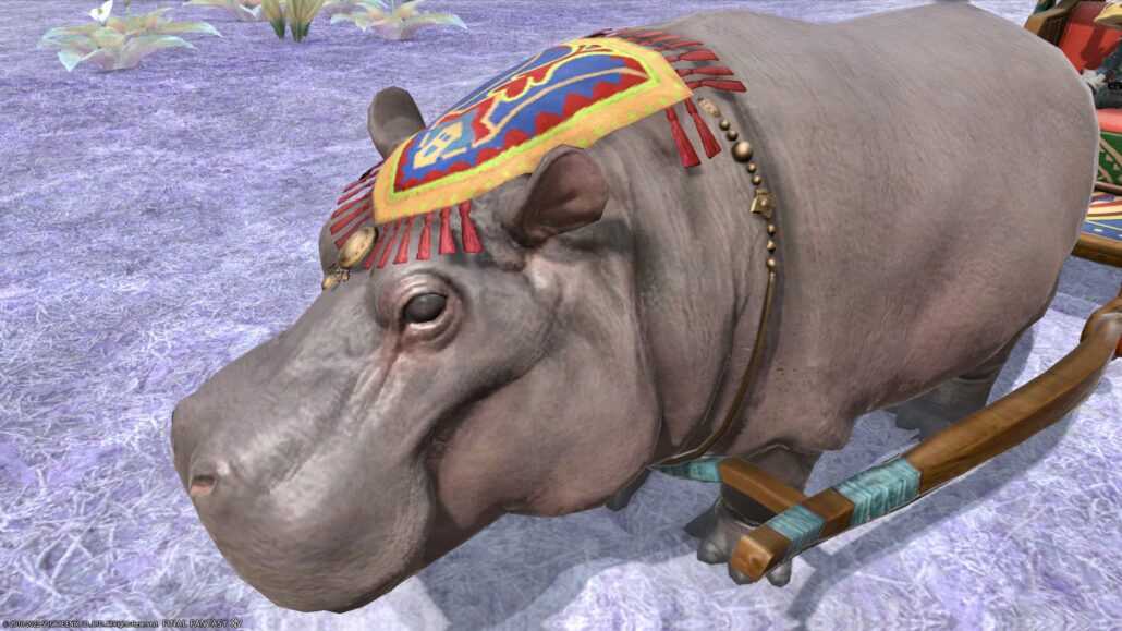 Hippo mount! The Arkasodara’s quest reward “Hippo Cart” | Norirow Note ...