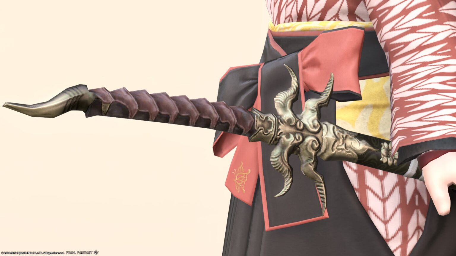 Samurai’s flame-filled purgatory katana, the glowing Ifrit weapon ...