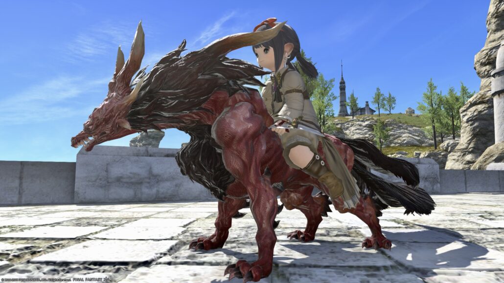 Recruit & Friend Campaign Mount-Small Red Wolf “Managarm” | Norirow ...