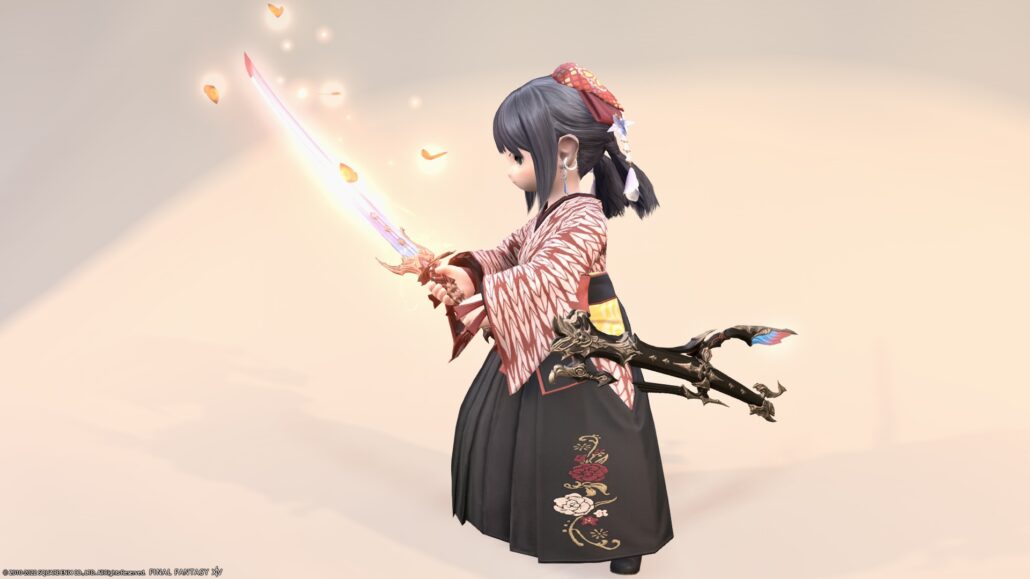 Samurai’s shining Ravana weapon with butterflies dancing “Dead Hive ...