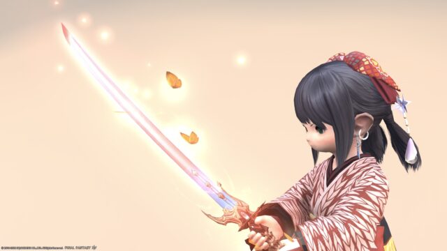 Samurai’s shining Ravana weapon with butterflies dancing “Dead Hive ...