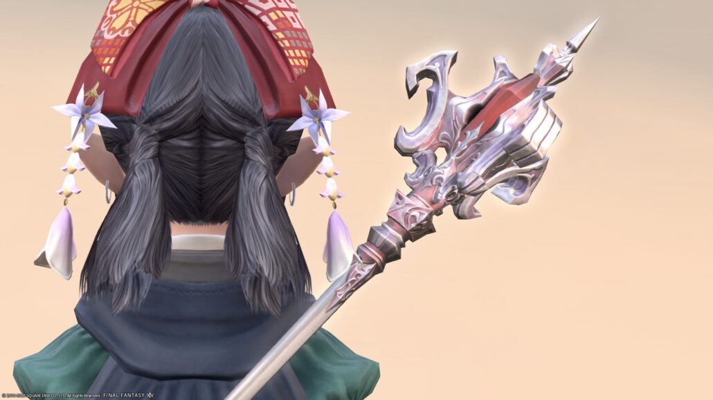 A cute pink glowing mace / white mage weapon “Zelkova Cane” | Norirow ...