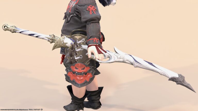 A lightning sword with ink dancing, Byakko’s shining samurai weapon ...