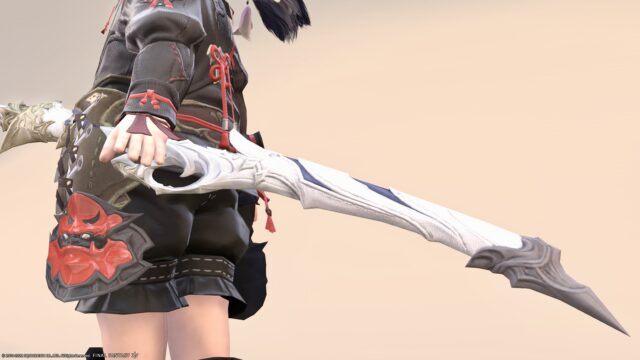 A lightning sword with ink dancing, Byakko’s shining samurai weapon ...