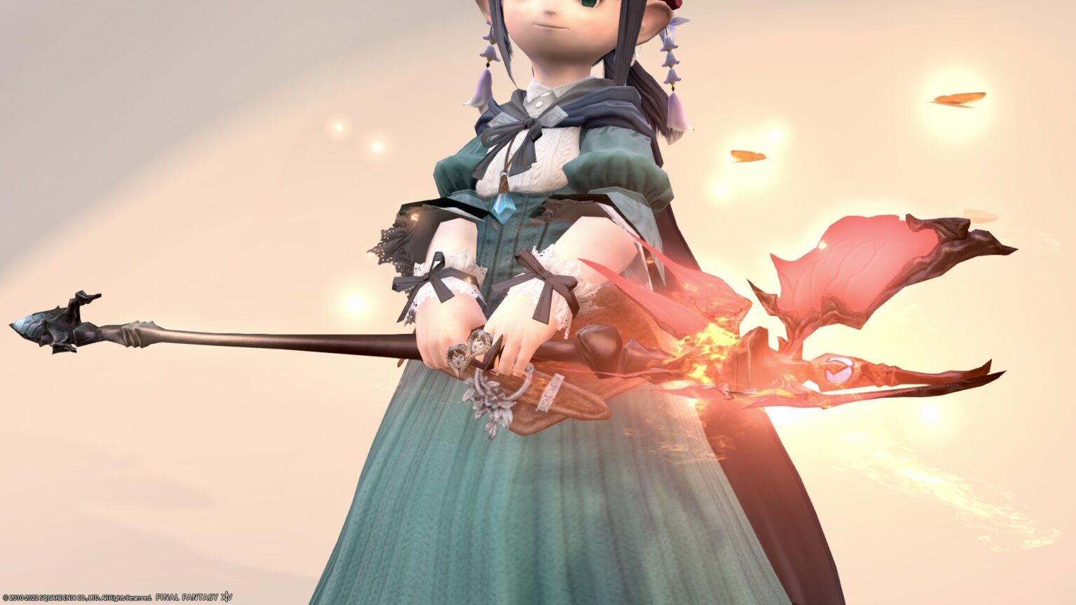 Ravana’s glowing wand with butterflies, the weapon of the White Mage ...