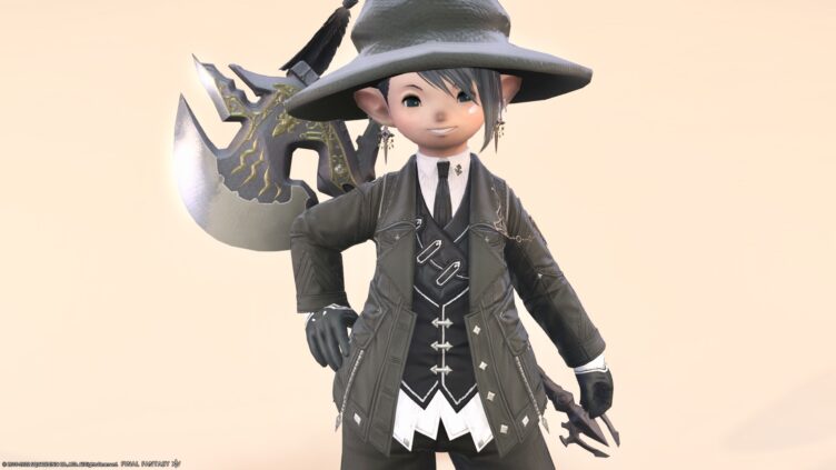 [Glamour] A clean and cute “Black Assassin?” and with a silver axe ...