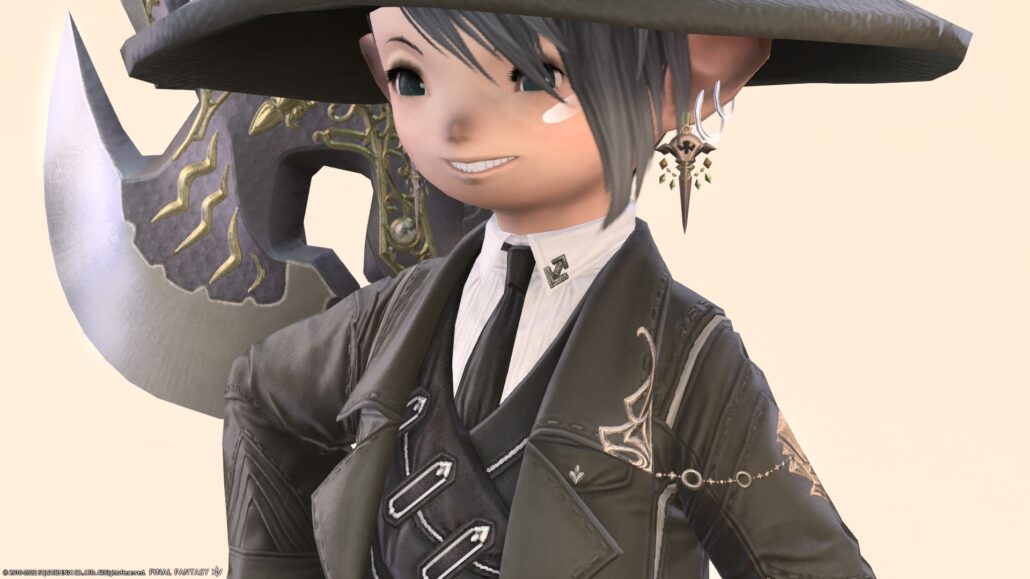 [Glamour] A clean and cute “Black Assassin?” and with a silver axe ...