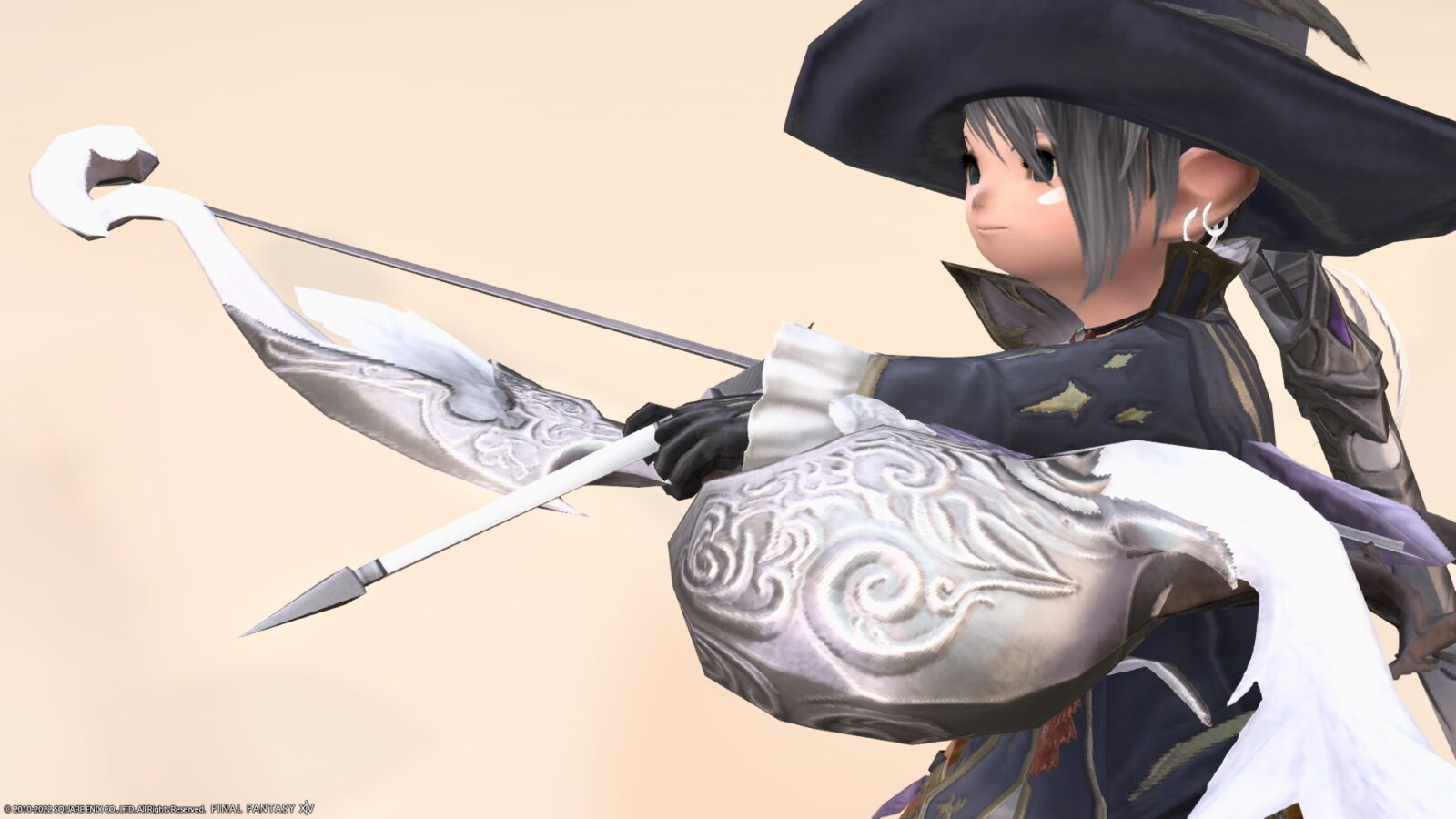 Mysterious Angel Feather Bow / Dohn Mheg’s Bard Weapon “Fae Longbow ...