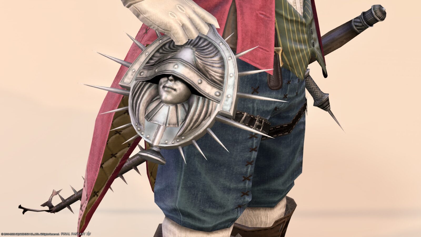 Iron Maiden-like red mage’s thorny weapon “Augmented Cryptlurker’s Tuck ...