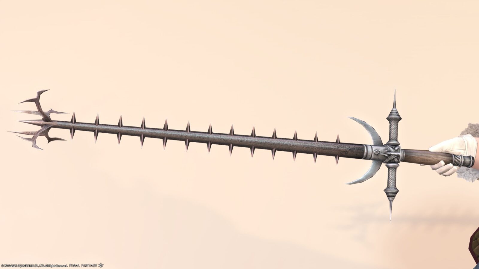 Iron Maiden-like red mage’s thorny weapon “Augmented Cryptlurker’s Tuck ...