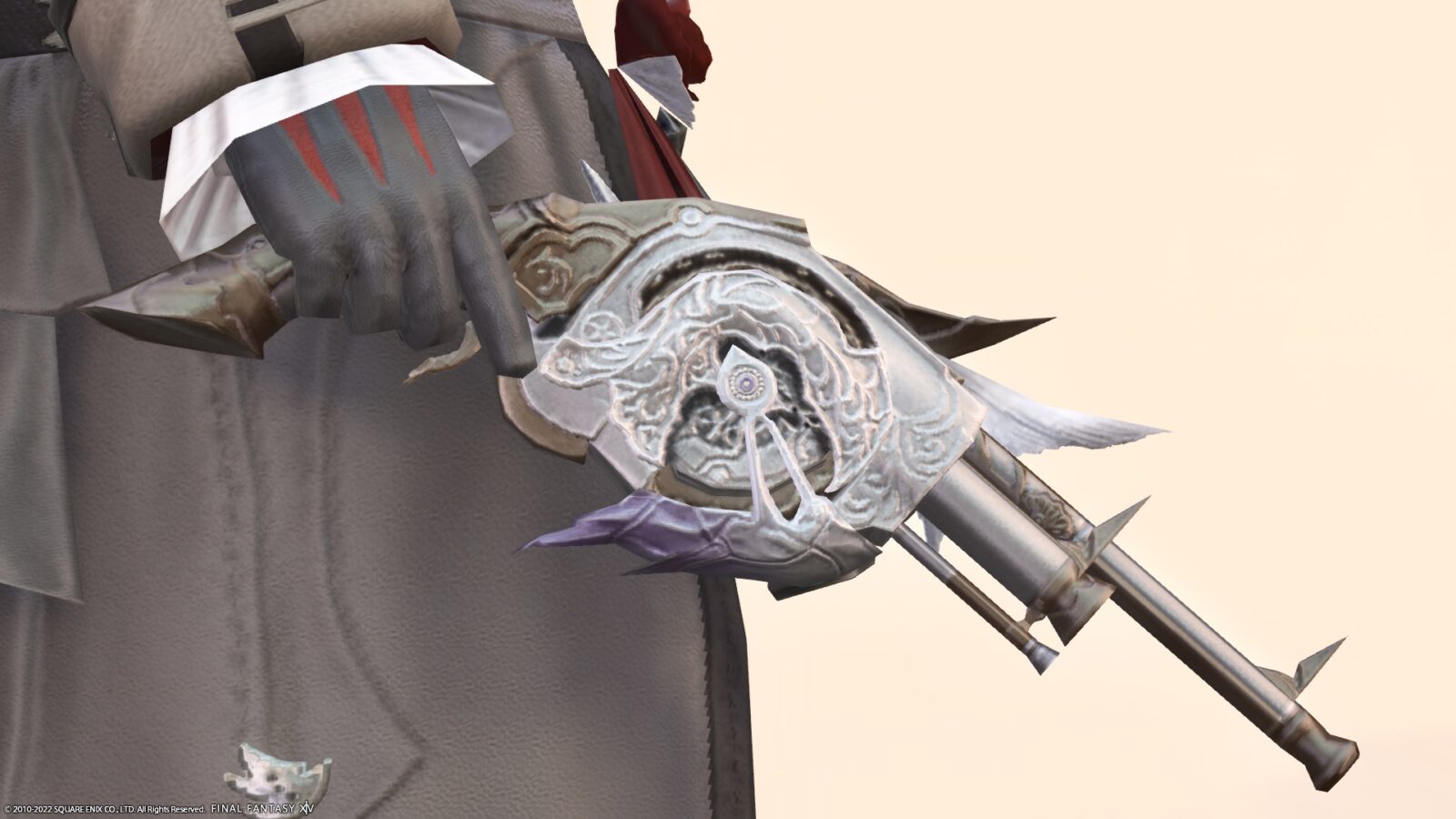 Classic short gun like a snail / Dohn Mheg’s Machinist weapon “Fae ...