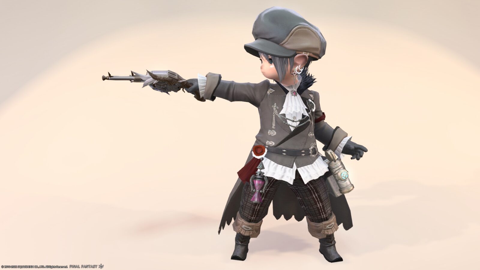 Classic short gun like a snail / Dohn Mheg’s Machinist weapon “Fae ...