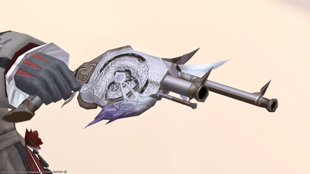 Classic short gun like a snail / Dohn Mheg’s Machinist weapon “Fae ...