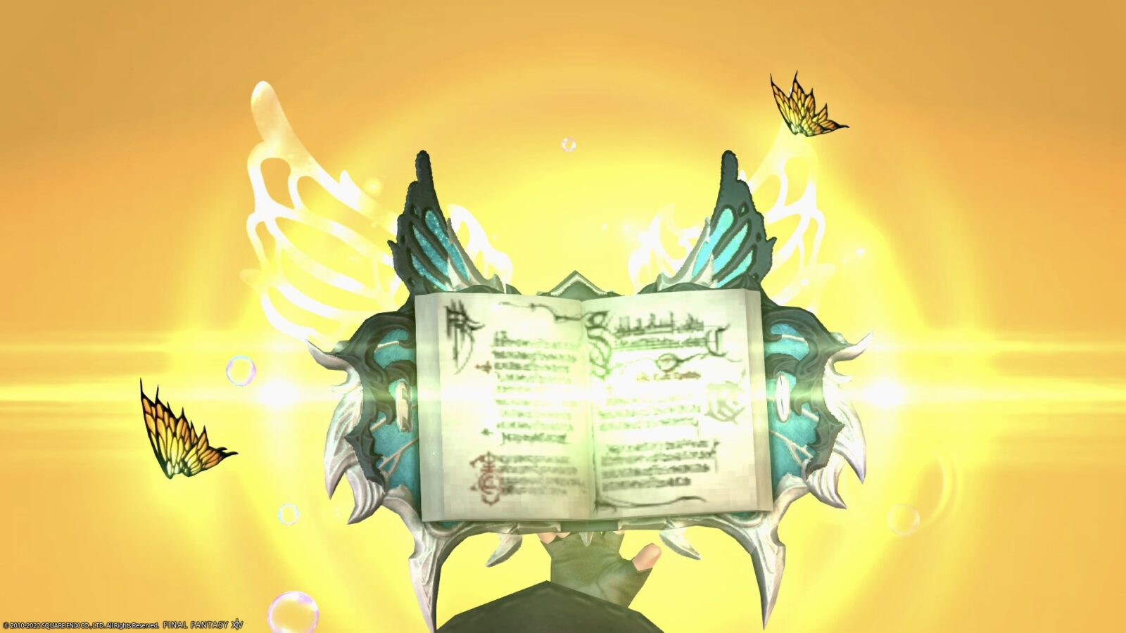 Titania’s shining scholar’s weapon “The Fae’s Crown Codex” where ...