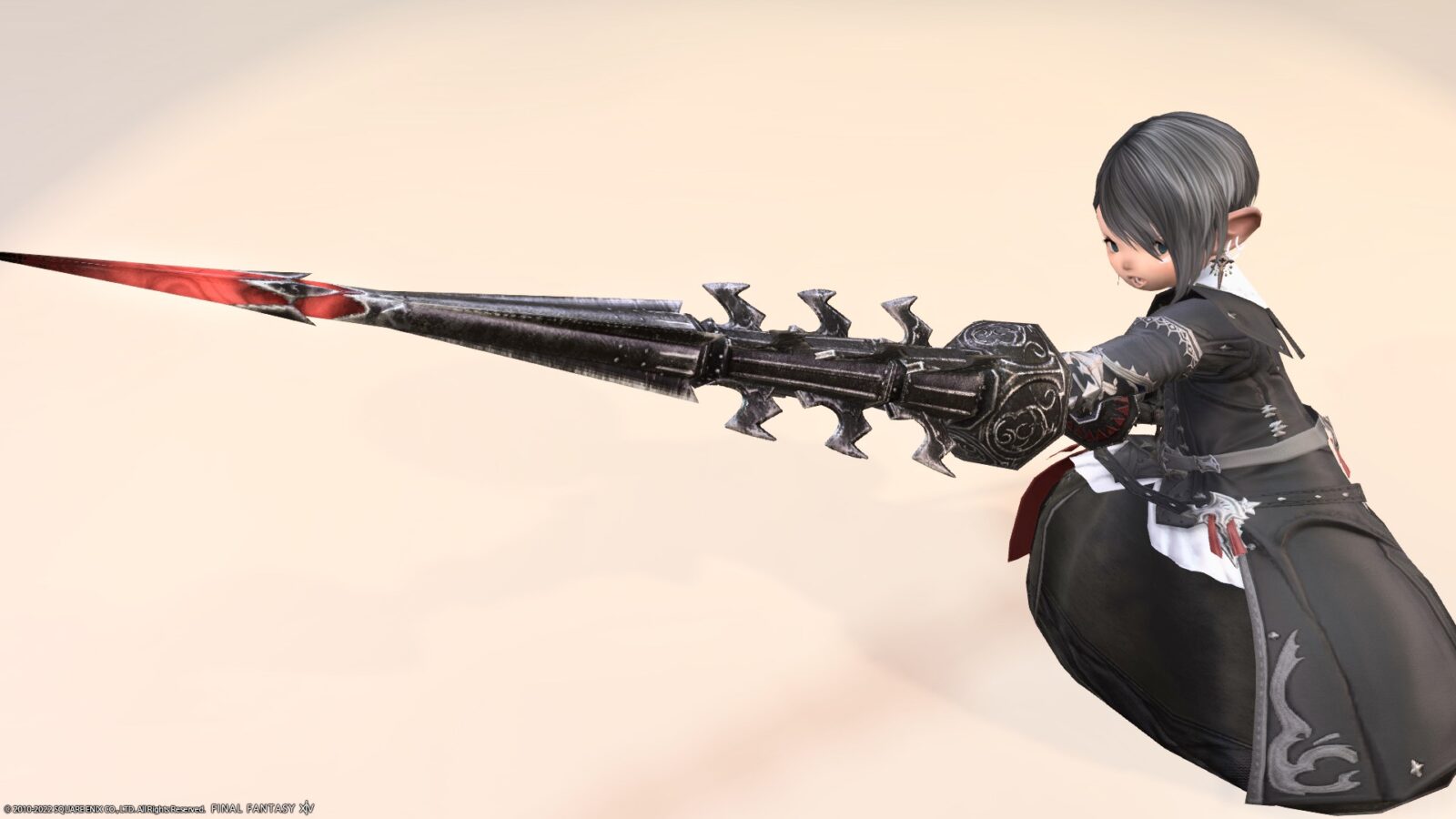 Classic and gothic Dragoon’s conical spear “Augmented Deepshadow Lance ...