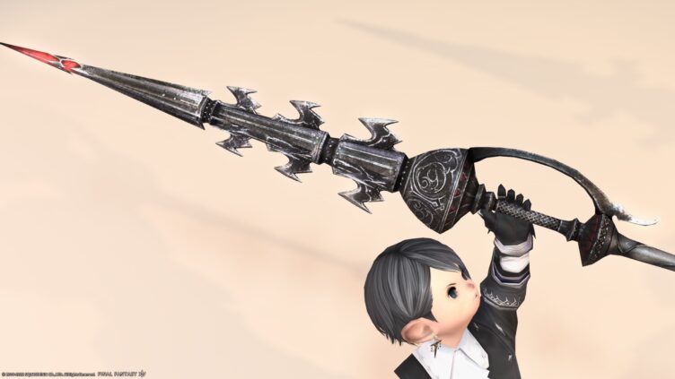 Classic and gothic Dragoon’s conical spear “Augmented Deepshadow Lance ...